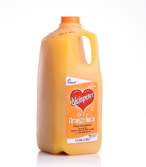 Orange Juice - Half Gallon - Kleinpeter Farms Dairy - Milk - Dairy Products