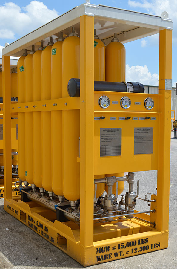 Free-Standing Accumulator Rack - Global Petroleum Rentals - Broussard ...