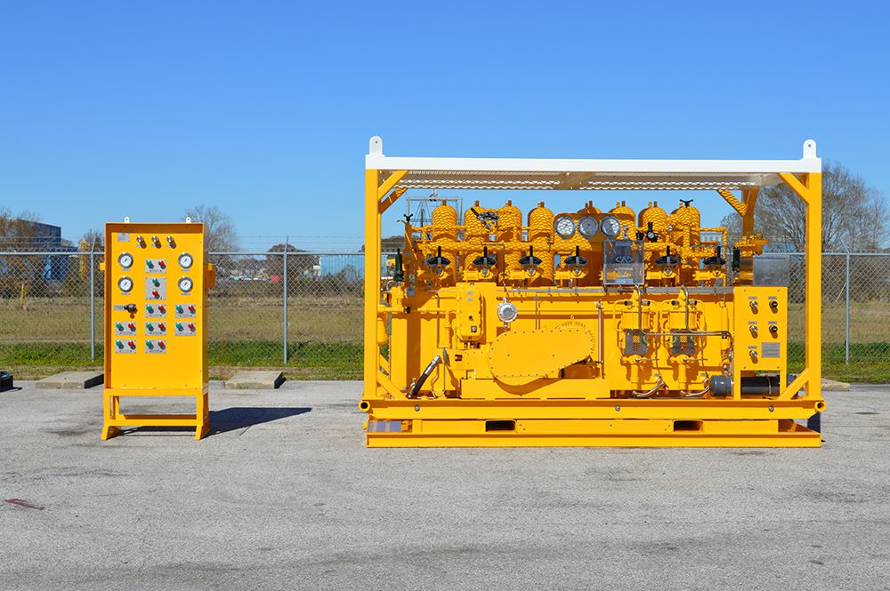 7 Station, 160 Gallon Electric Driven BOP Control System w/Pneumatic ...