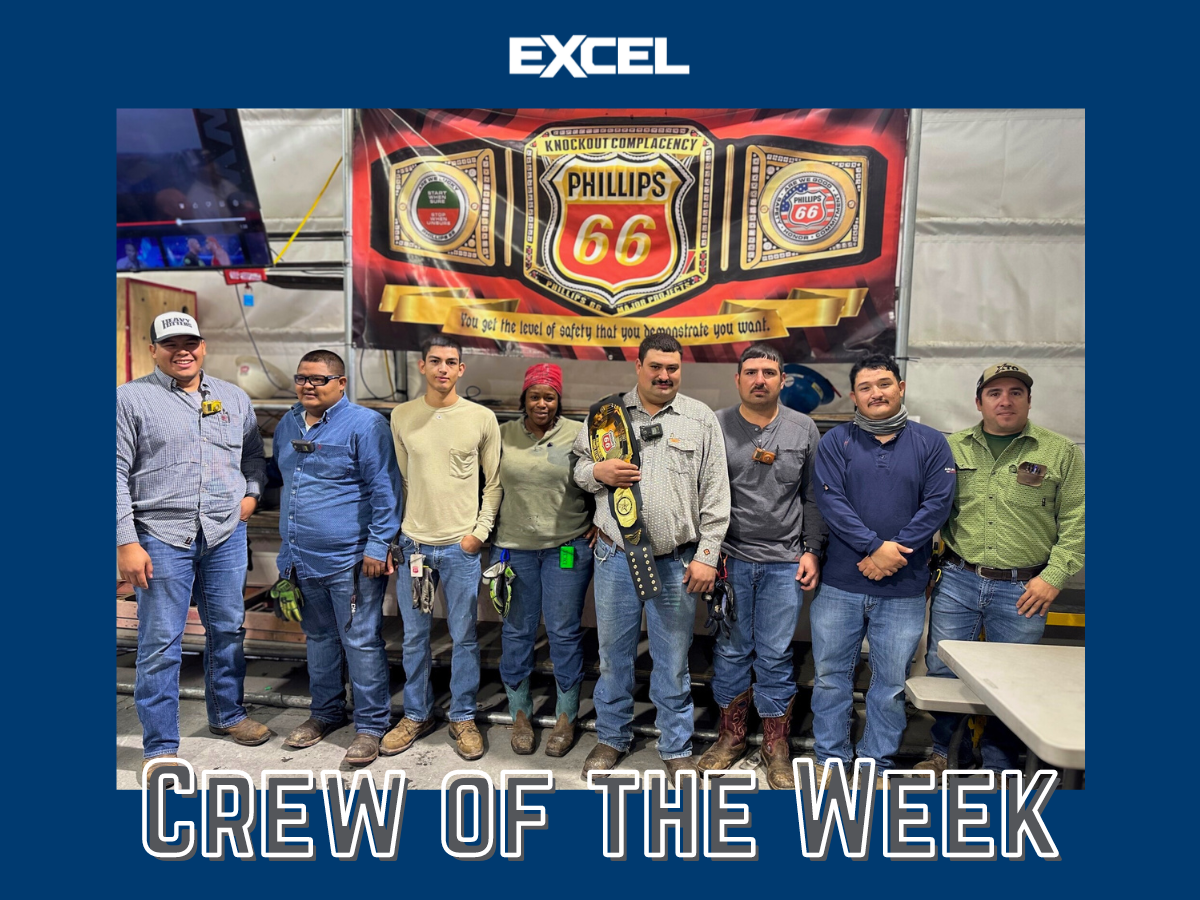 EXCEL Team Named "Crew of the Week"