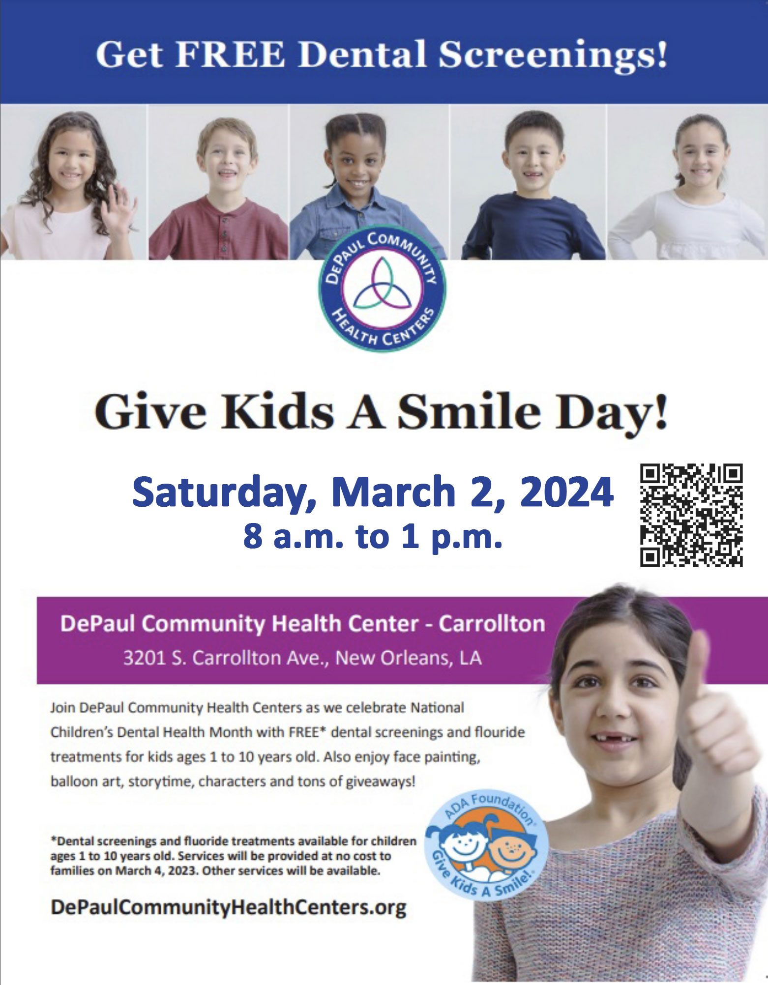 Free Dental Screening - DePaul Community Health Centers