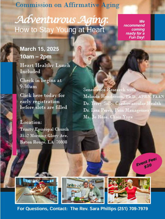 Adventurous Aging: How to Stay Young at Heart - St. Luke's Episcopal ...