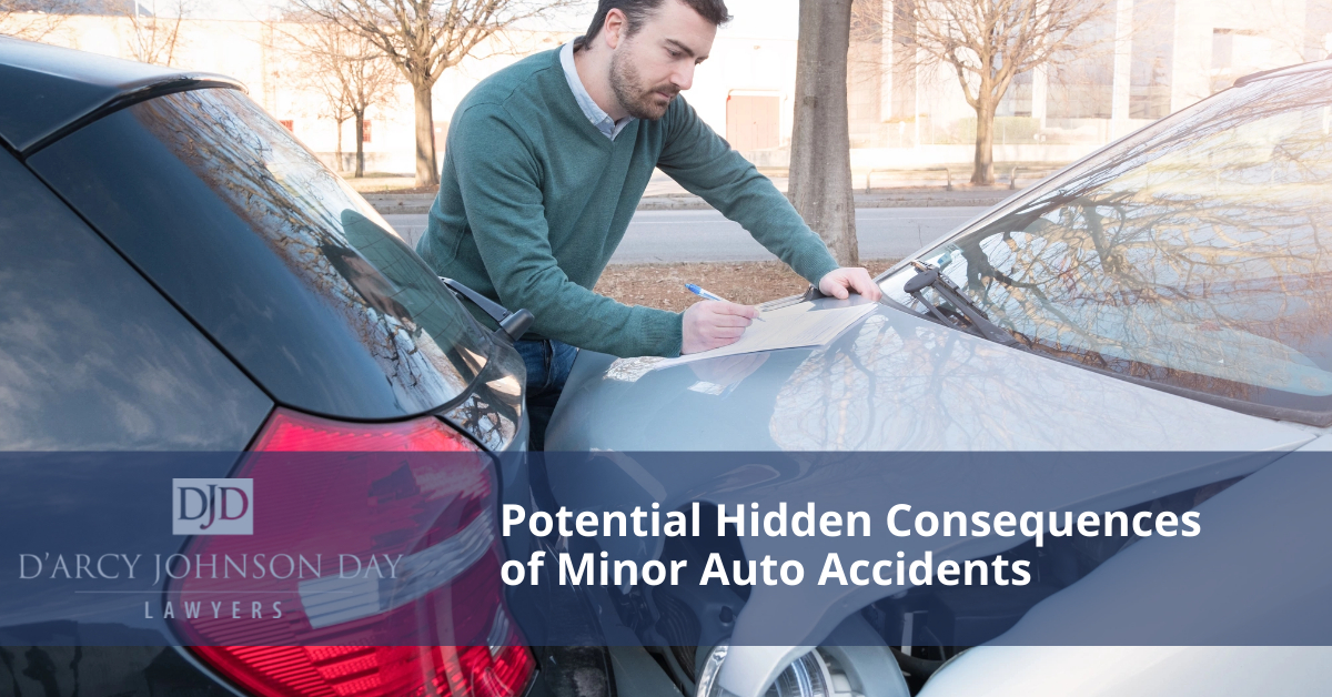 Potential Hidden Consequences of Minor Auto Accidents - D'Arcy Johnson ...