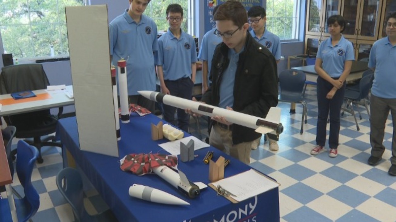 First-time rocket-building students launch into national finals ...