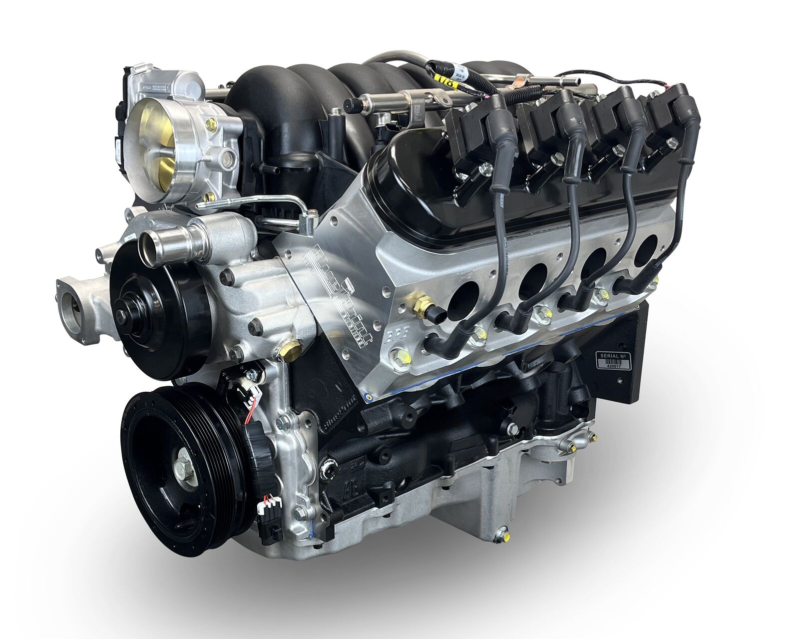 New BluePrint GM LS 376 c.i. Proseries Dressed Crate Engine with EFI ...